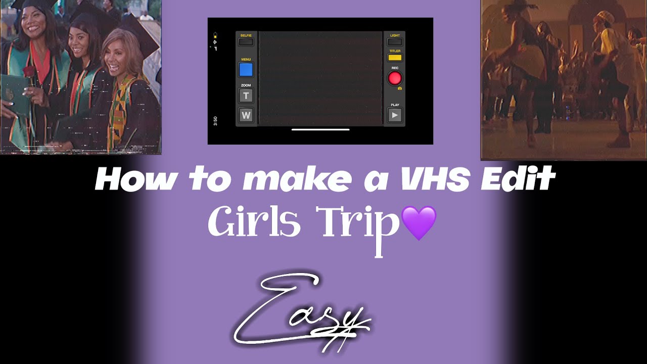 How to make a VHS Edit easy and to the point. | Jay Bay Creative - YouTube