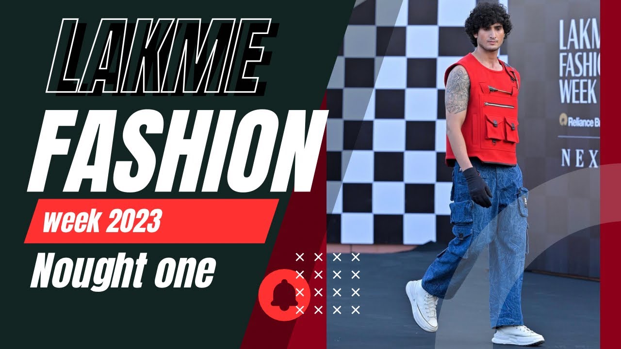 Lakme fashion week 2023 | show for nought one | models | fashion - YouTube