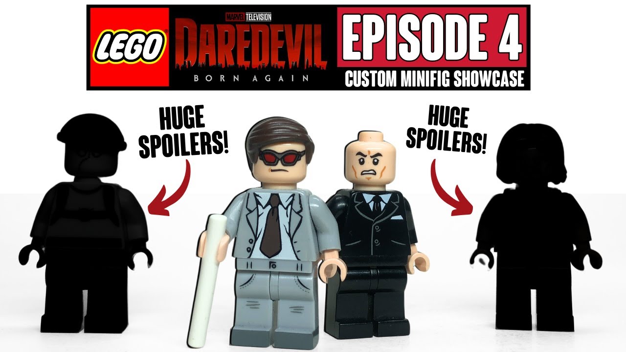 LEGO DAREDEVIL: BORN AGAIN Episode 4 Custom Minifig Showcase - YouTube