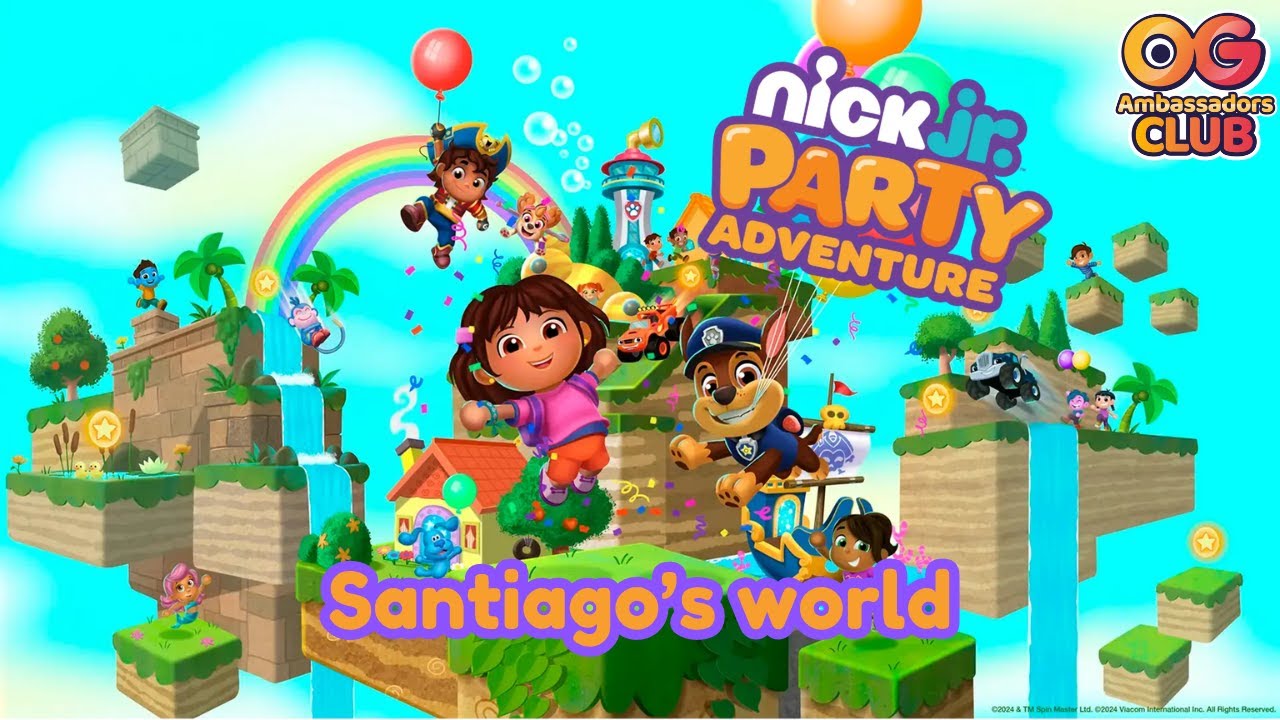 Nick Jr. Party Adventure - Santiago’s world - Lets Play - Xbox Series X ...