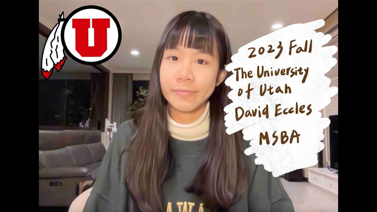 The University of Utah David Eccles School MSBA - YouTube