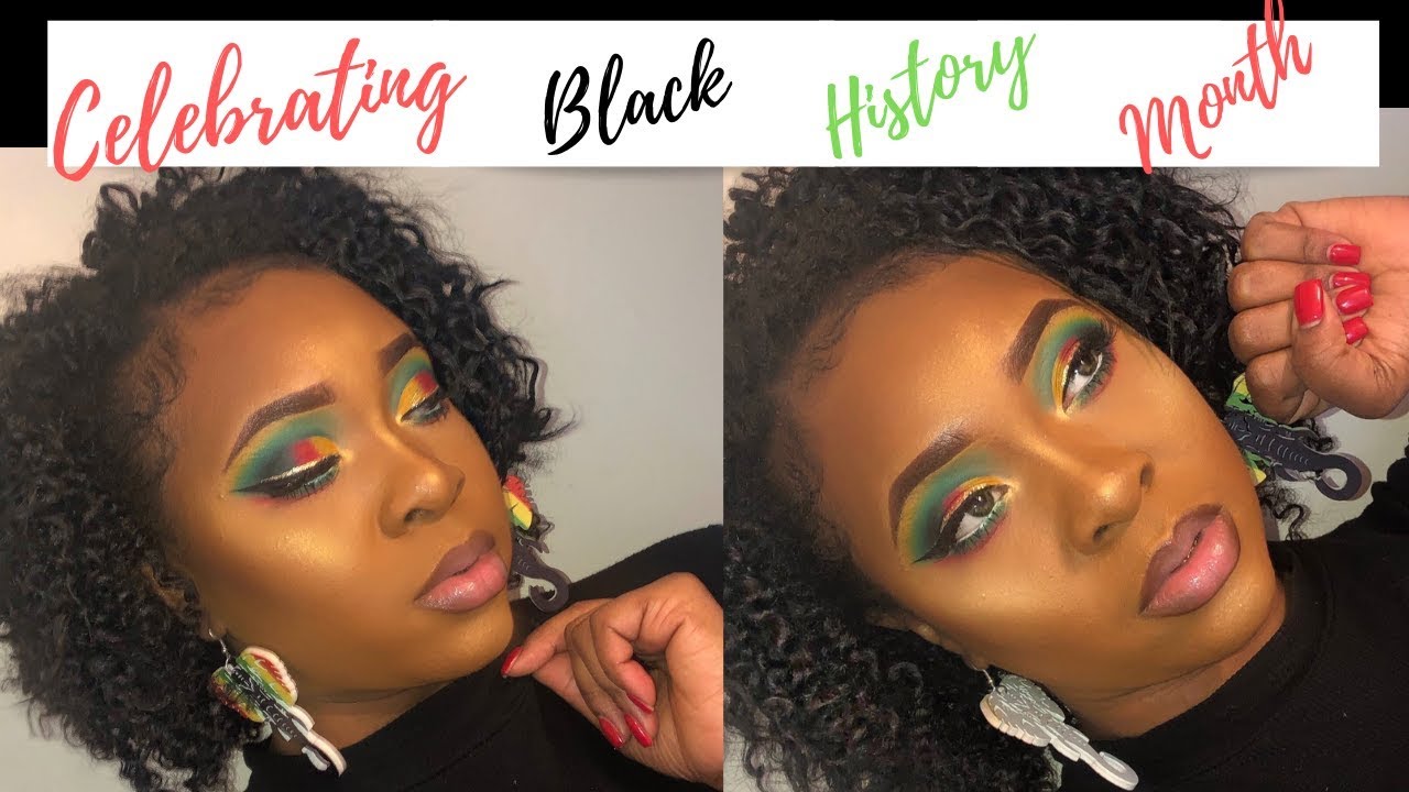 African Inspired Makeup Tutorial | Black History Month | Foreign Faces ...