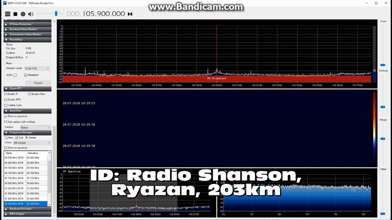28.07.2018 07:17UTC, [Tropo], Radio Shanson, Ryazan, RUS, 105.9MHz ...