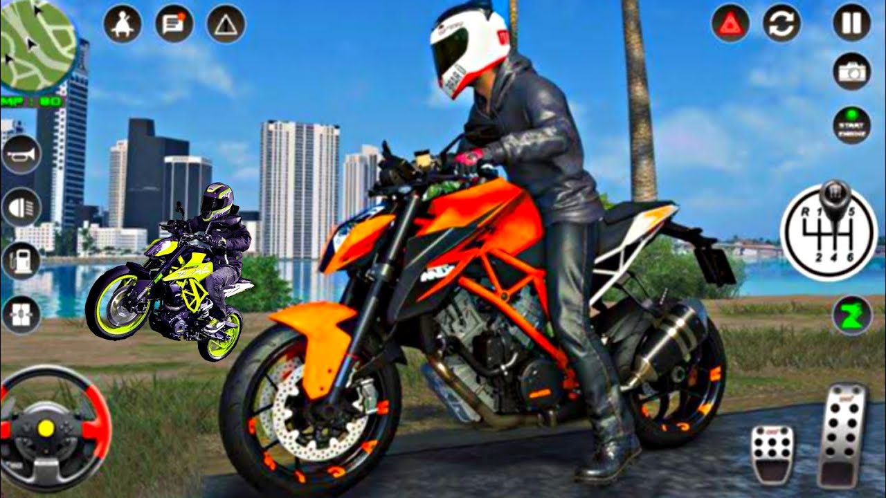 🔴Live xtreme motorbikes Kawasaki Ninja H2 H2R bike stunt game play EP ...