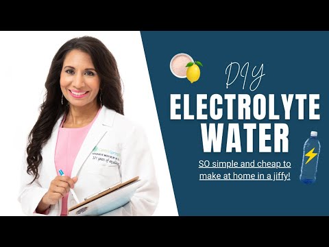 How To Make Electrolyte Drink For Diarrhea