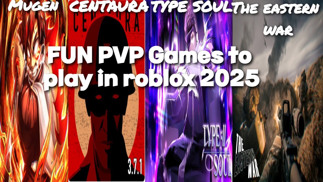 FUN Roblox PVP Games to play 2025 - YouTube