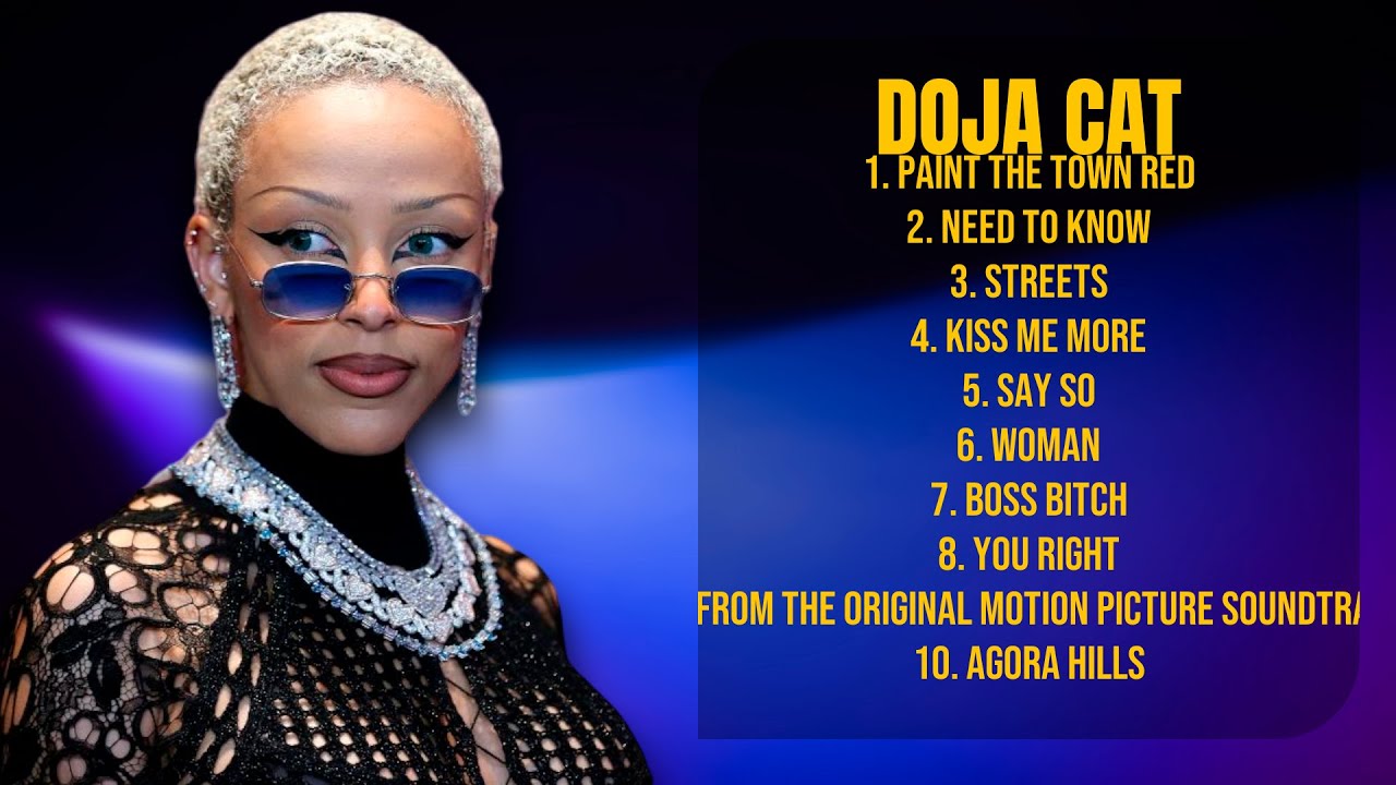 Doja Cat-Essential hits roundup mixtape for 2024-Top-Rated Chart ...