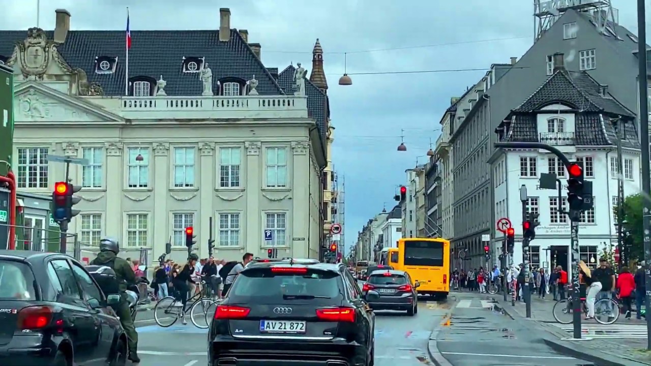Driving in Copenhagen, Denmark - The Most Fantastic City!!! - YouTube