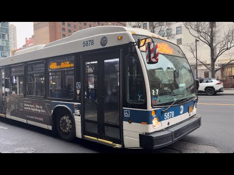 MTA New York City Bus: 2011 Nova Bus LFS Artic #5878 On The M101 ...