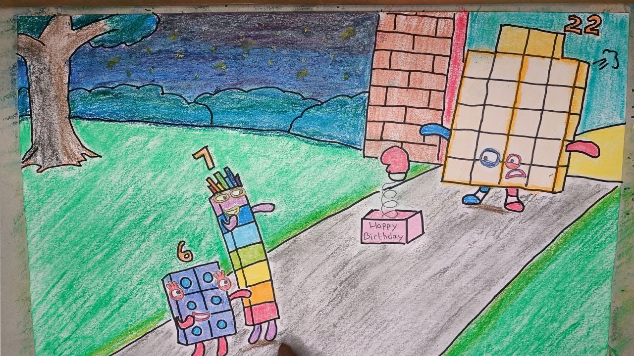 Numberblocks 22 got pranked | Numberblocks fanmade coloring story - YouTube