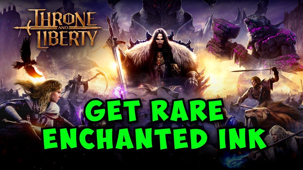 How to Get Rare Enchanted Ink in Throne And Liberty - YouTube