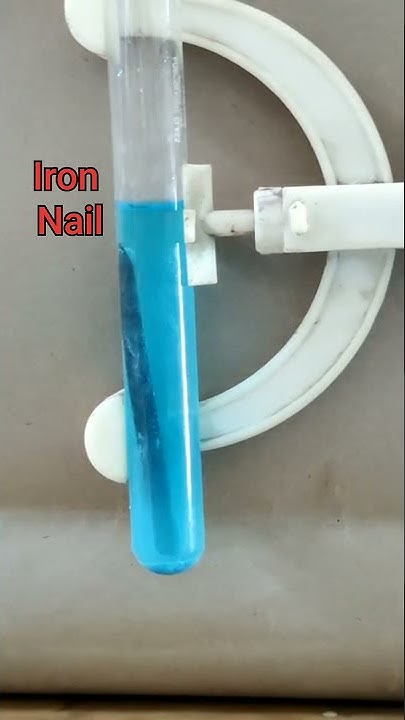copper sulphate and iron nail experiment | Displacement reaction ...