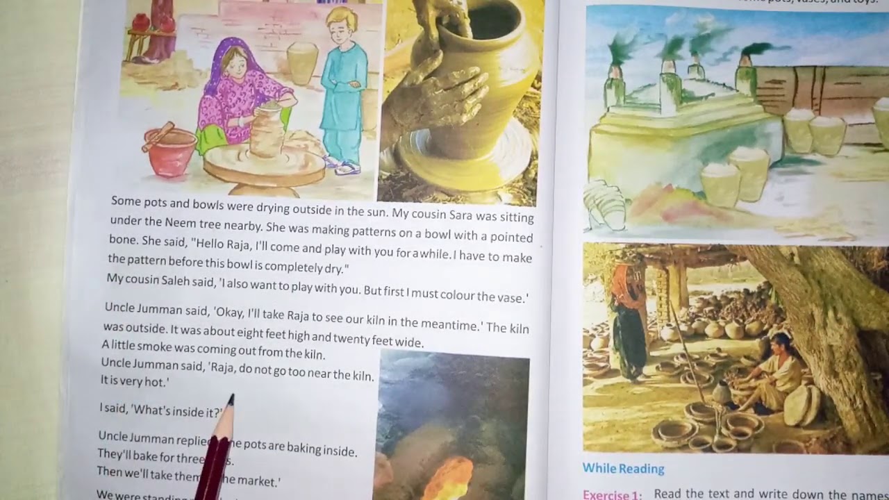English class 5 unit 2.2 ( Pottery Making ) & Exercises. - YouTube