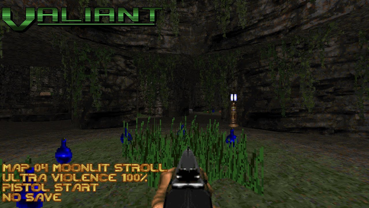 Doom II: Valiant MAP04: Moonlit Stroll Ultra-Violence 100% - YouTube
