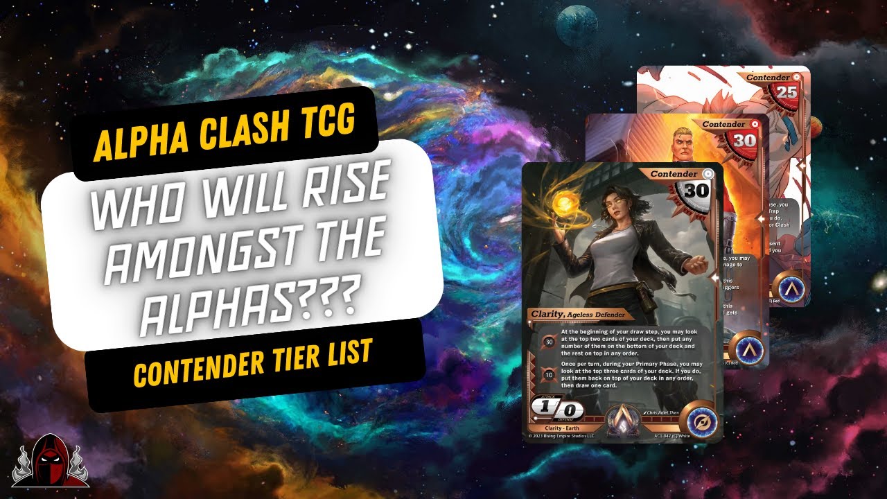 Alpha Clash TCG Contender Tier List Pre-Unrivaled Release - YouTube