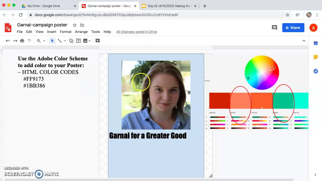 Using HTML Color Codes in Google Drawings - YouTube
