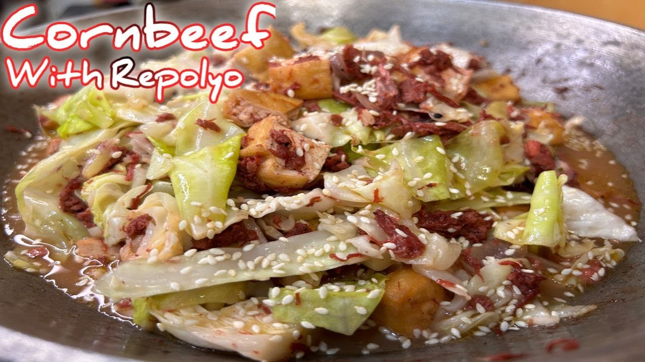 Easy CornBeef with Repolyo || Budget ulam - YouTube