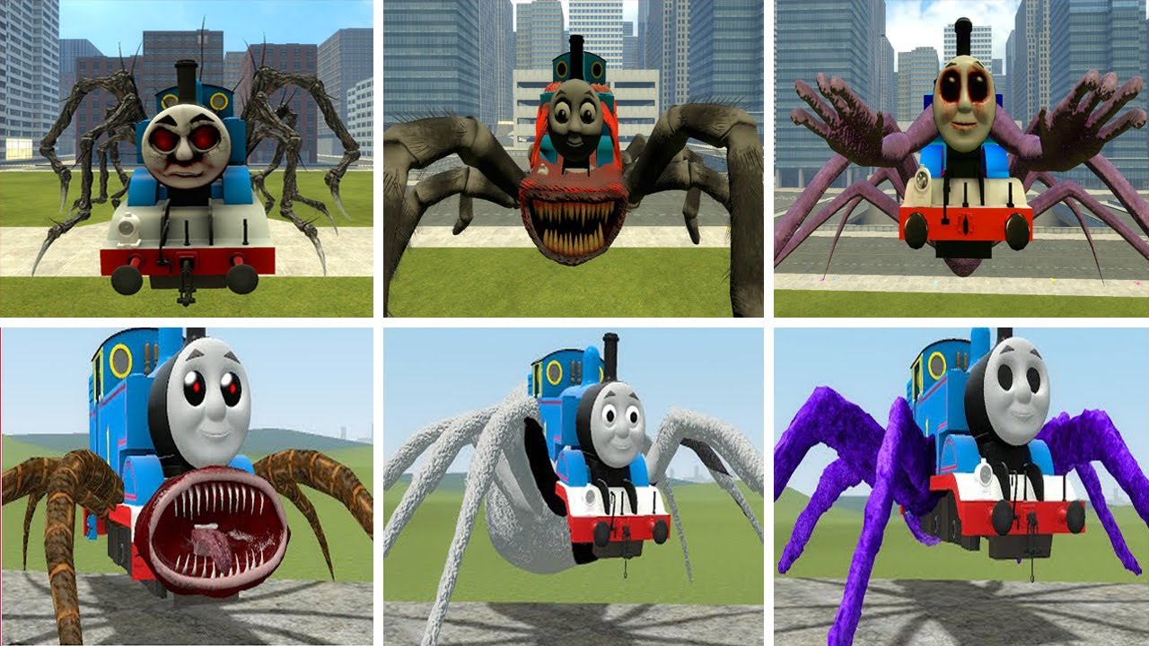 Building a Thomas Train Chased By Thomas The Tank Alien Engine,Cursed ...