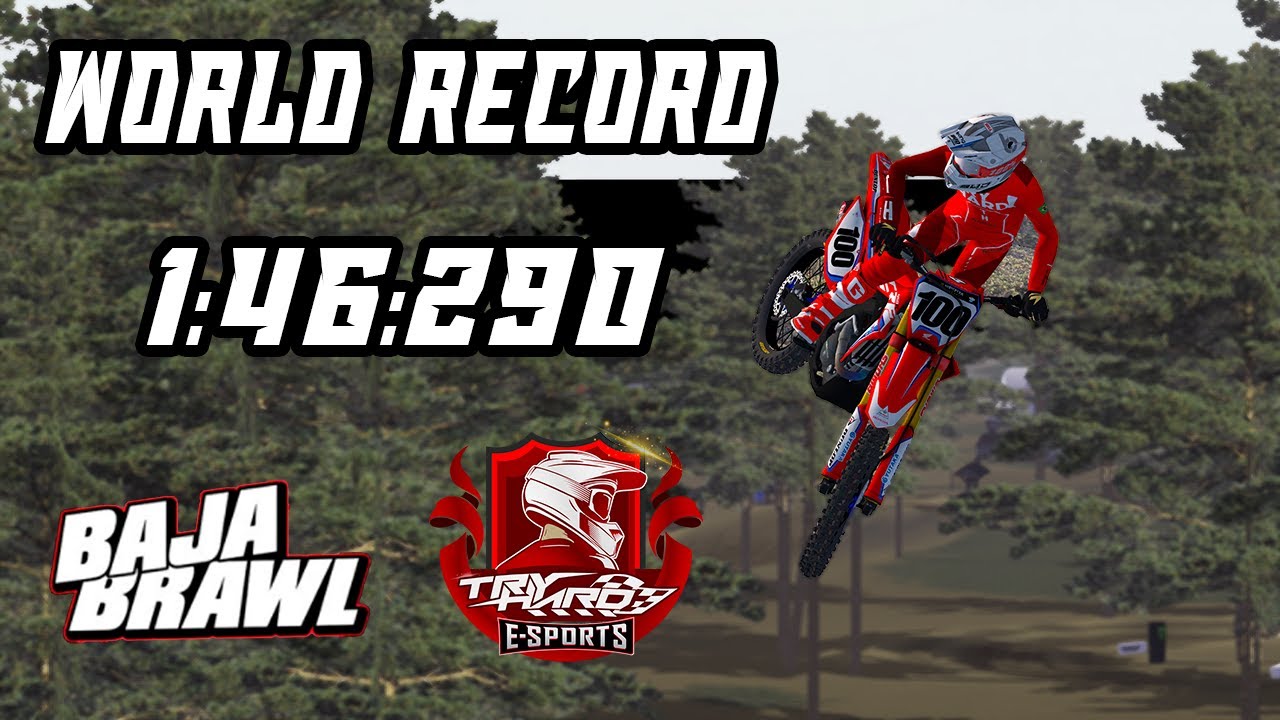 NEW WORLD RECORD (BAJA BRAWL) 250 - MX BIKES - AREDES #100 - YouTube