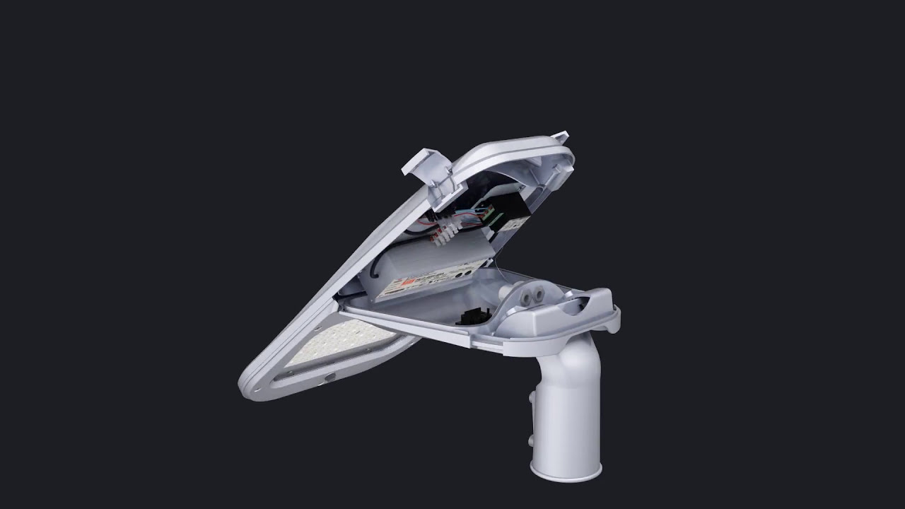 Introduction Video of K series LED Street Light from ZGSM Tech - YouTube