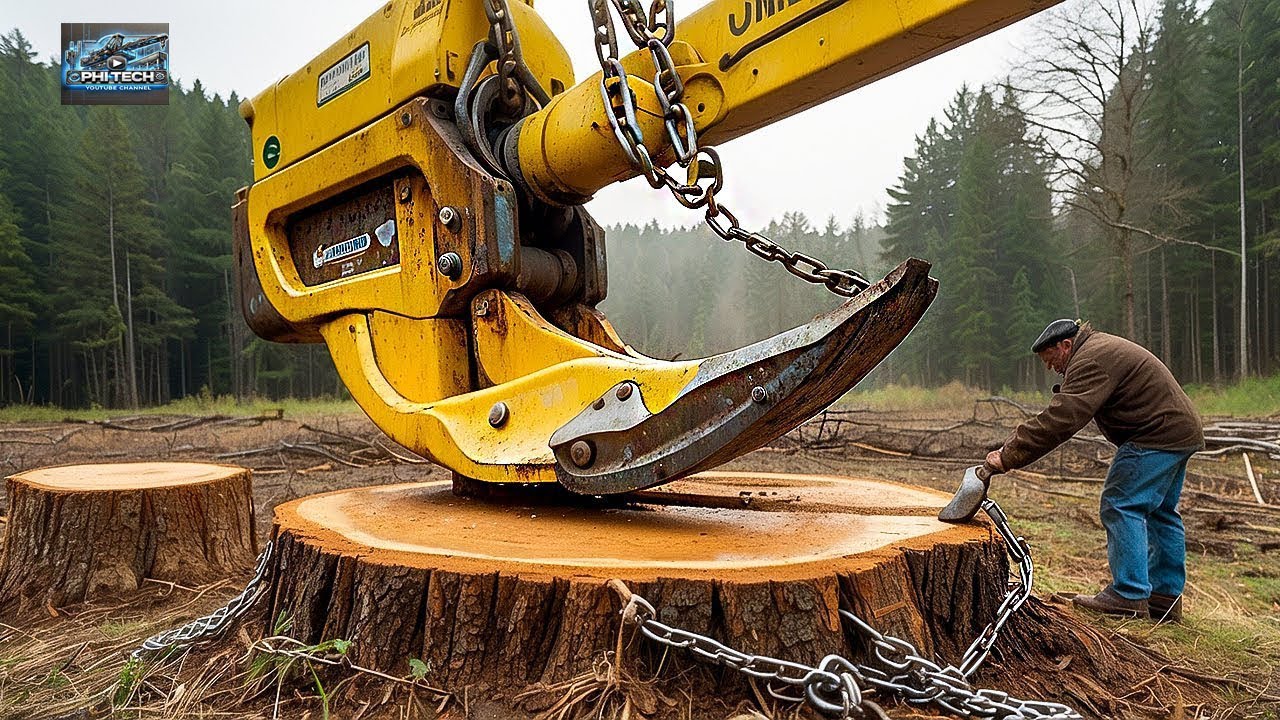 Extreme Dangerous Fastest Big Chainsaw Cutting Tree Machines | Monster ...