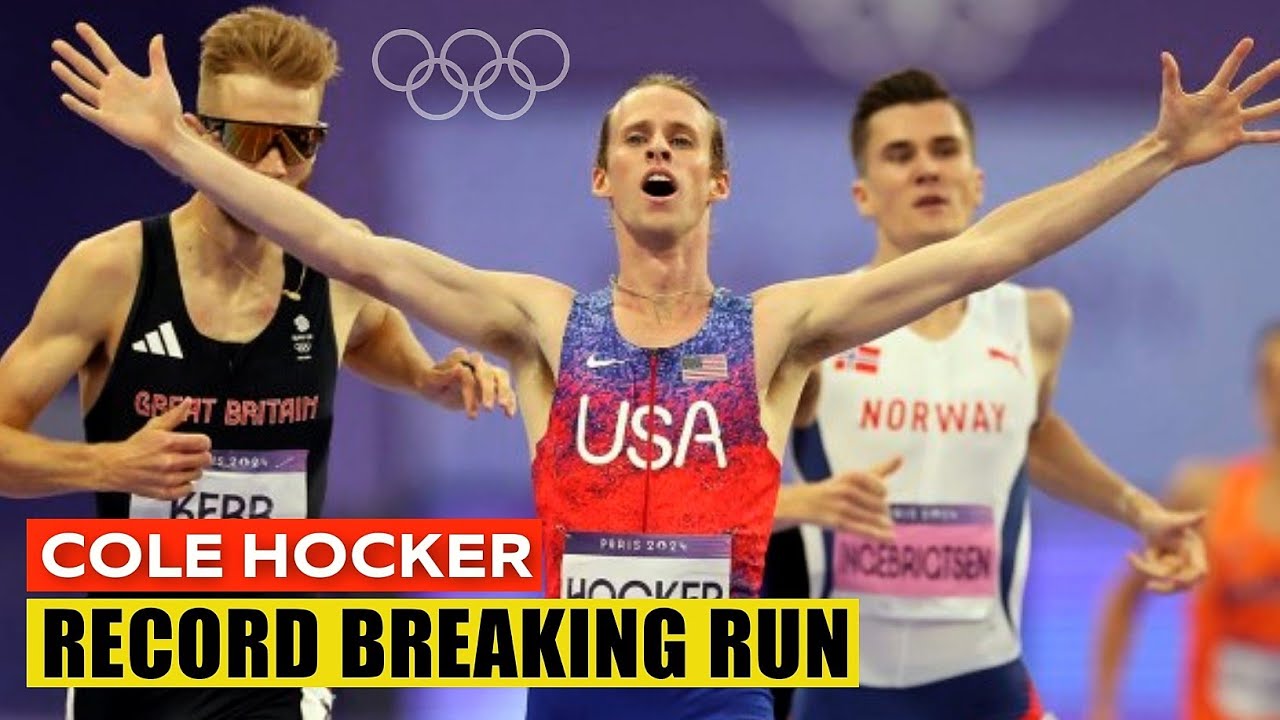 Epic Finale: Cole Hocker Stuns in Men’s 1500m, with Record-Breaking Run ...