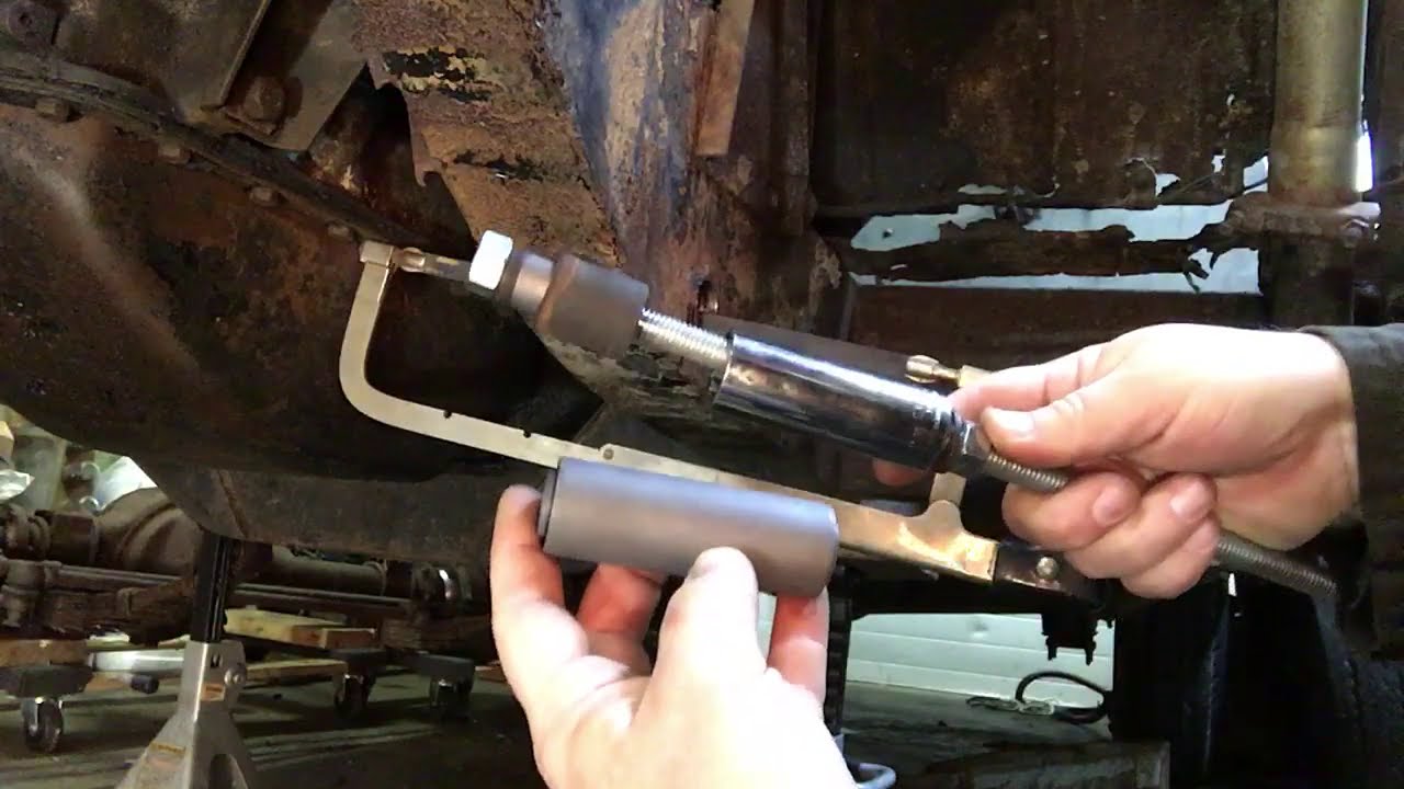 Land Rover Series Chassis Bushings Replacement Youtube