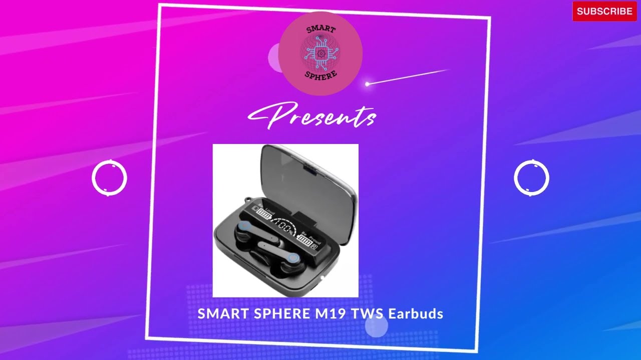 SMART SPHERE M19 TWS Earbuds - YouTube