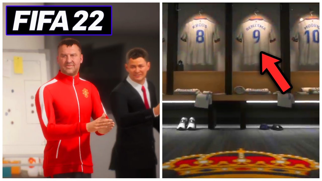 FIFA 22 | ALL NEW DRESSING ROOM CUTSCENES - YouTube