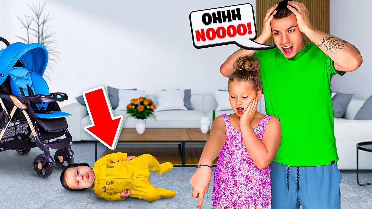 Azmariah dropped her baby sister!! - YouTube