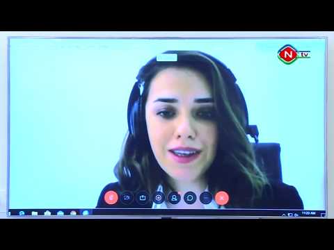 NTV xəbər25 06 2020 Naxçıvan Dövlət Universitetinin təşəbbüsü ilə beynəlxalq vebinar təlim keçirilib