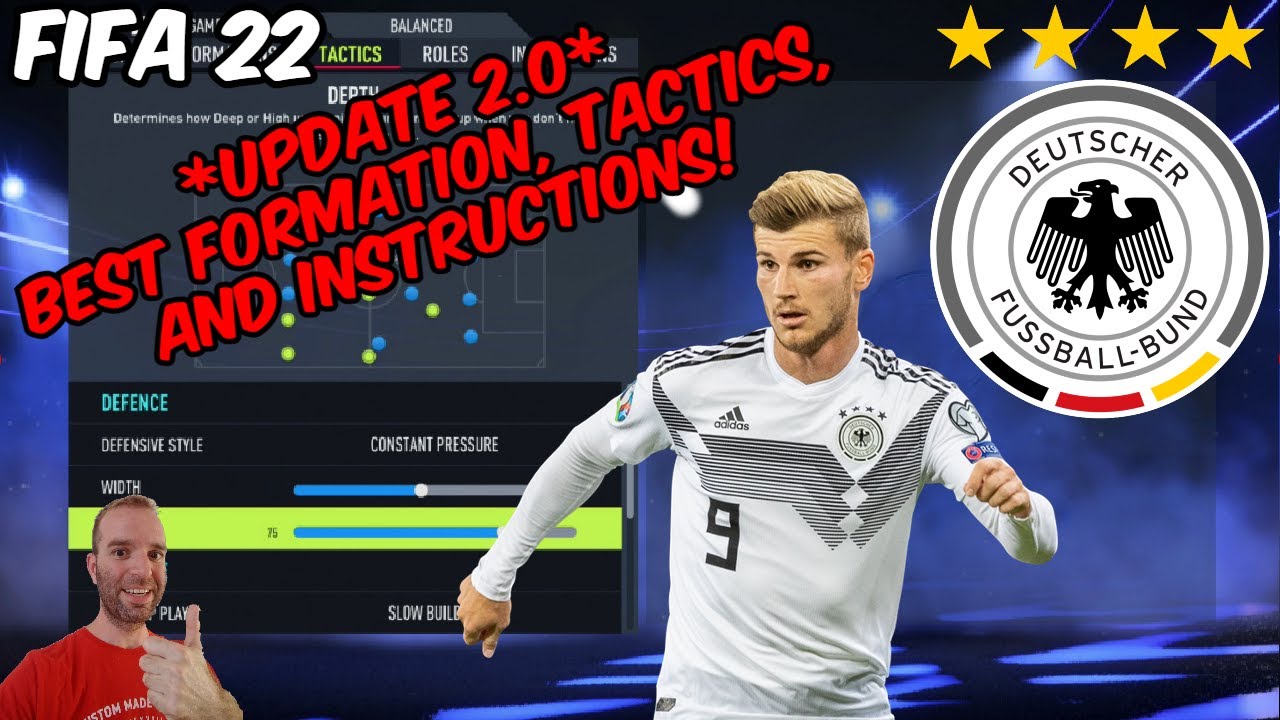 *UPDATE 2.0* FIFA 22 - BEST GERMANY Formation, Tactics and Instructions ...