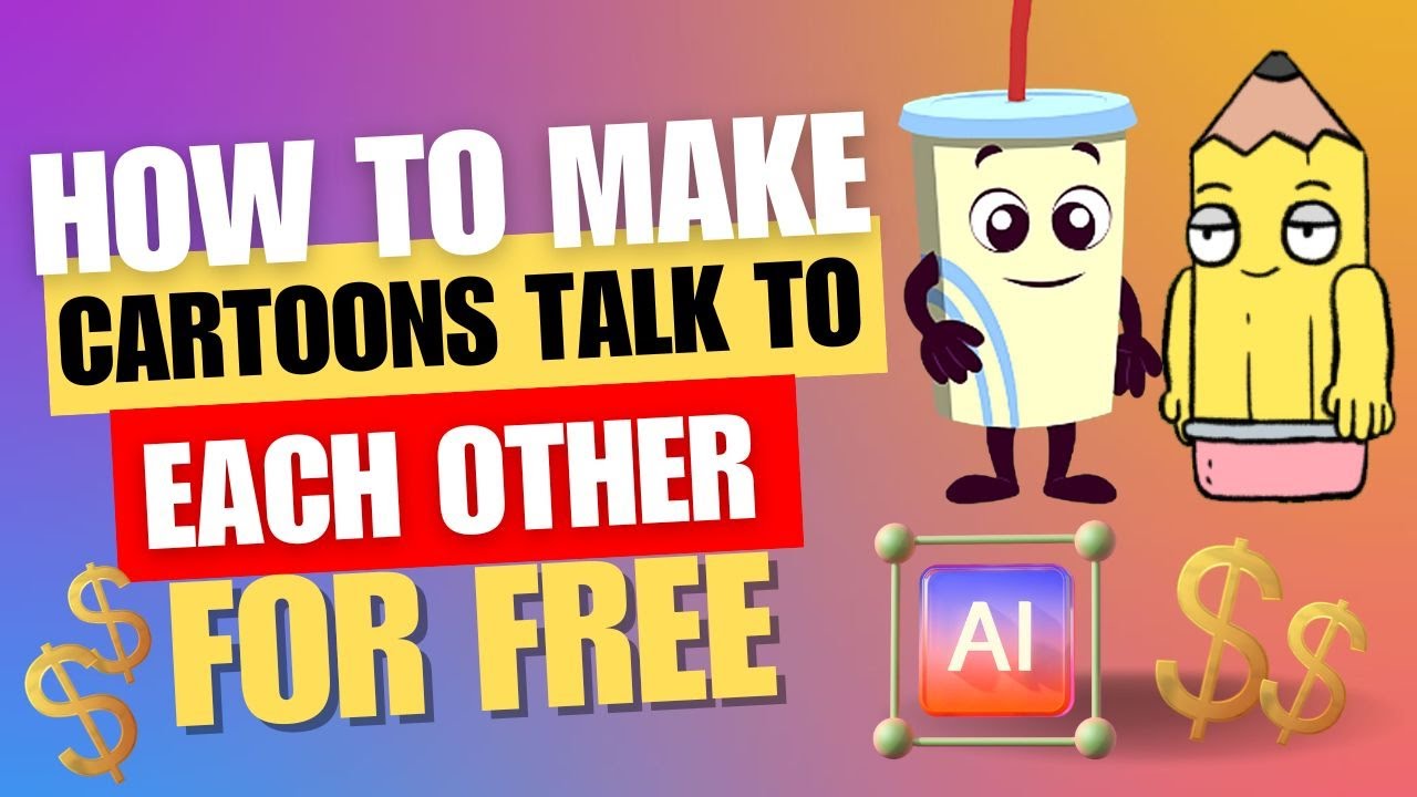 How To Make Cartoons Talk to Each Other FOR FREE using AI - YouTube