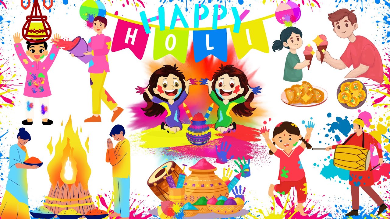 Happy Holi! | What is Holi? | Importance of Festival of Colors for Kids ...