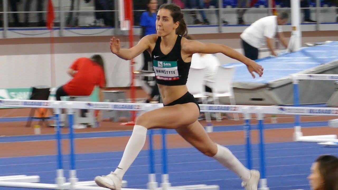 Urte Baikštyte (LTU) 183 cm 1st Place High Jump Women Belgrade 2023 ...