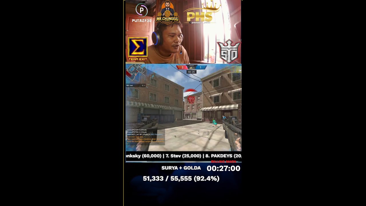 MASIH DENGAN BORA TSR + SKULL BLACK BERRET #pointblankindo #live # ...