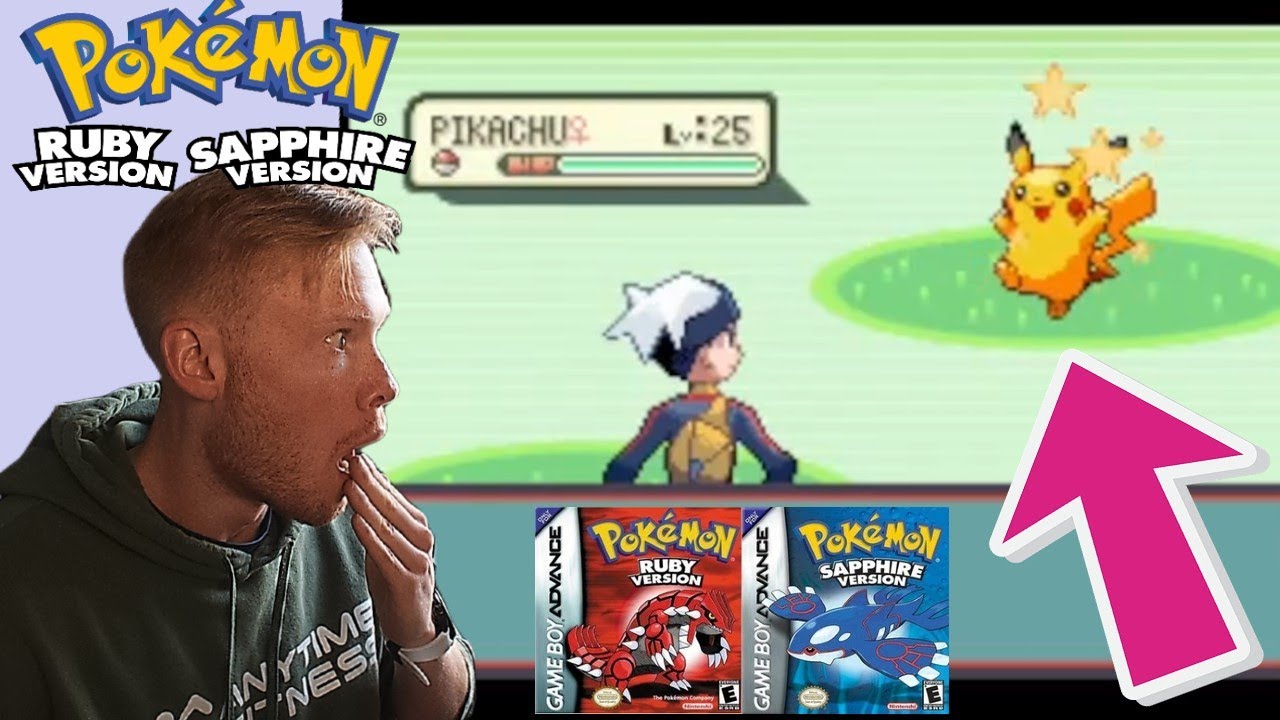 Shiny FULL ODDS PIKACHU in Pokémon Ruby & Sapphire! - YouTube