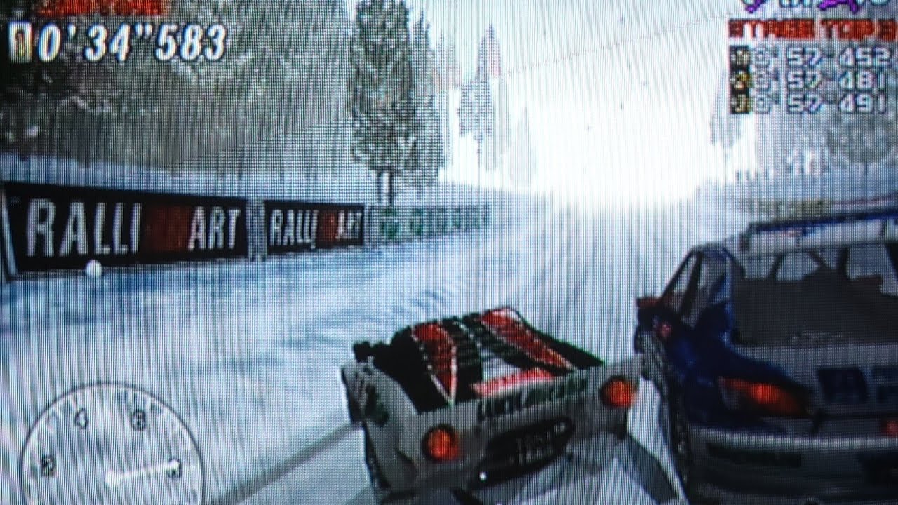 SEGA RALLY 2(DC)10YEAR CHAMPIONSHIP 1st STRATOS 4'04"920 RV - YouTube