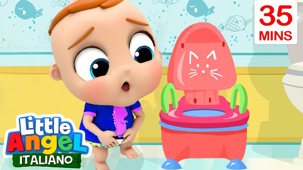 Ecco come si usa il vasino!🚽👶🏻Cartoni Animati Con Gianni Piccino ...