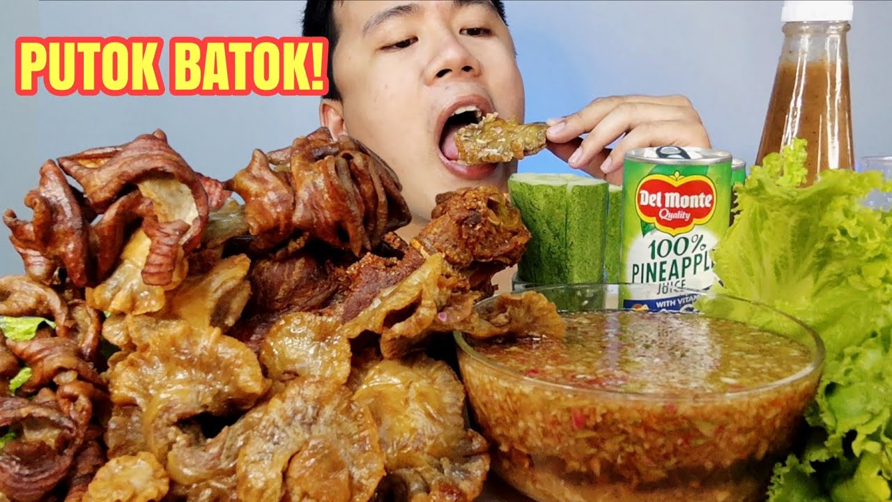 PUTOK BATOK MUKBANG | Sarap nita ang Crispy | Crispy Pata and Chicharon ...