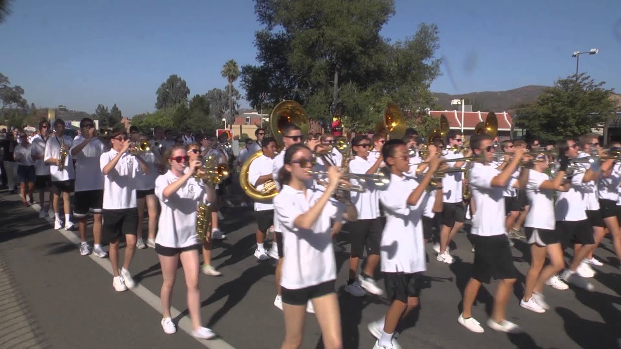 Poway High School at Poway Parade 2014 - YouTube