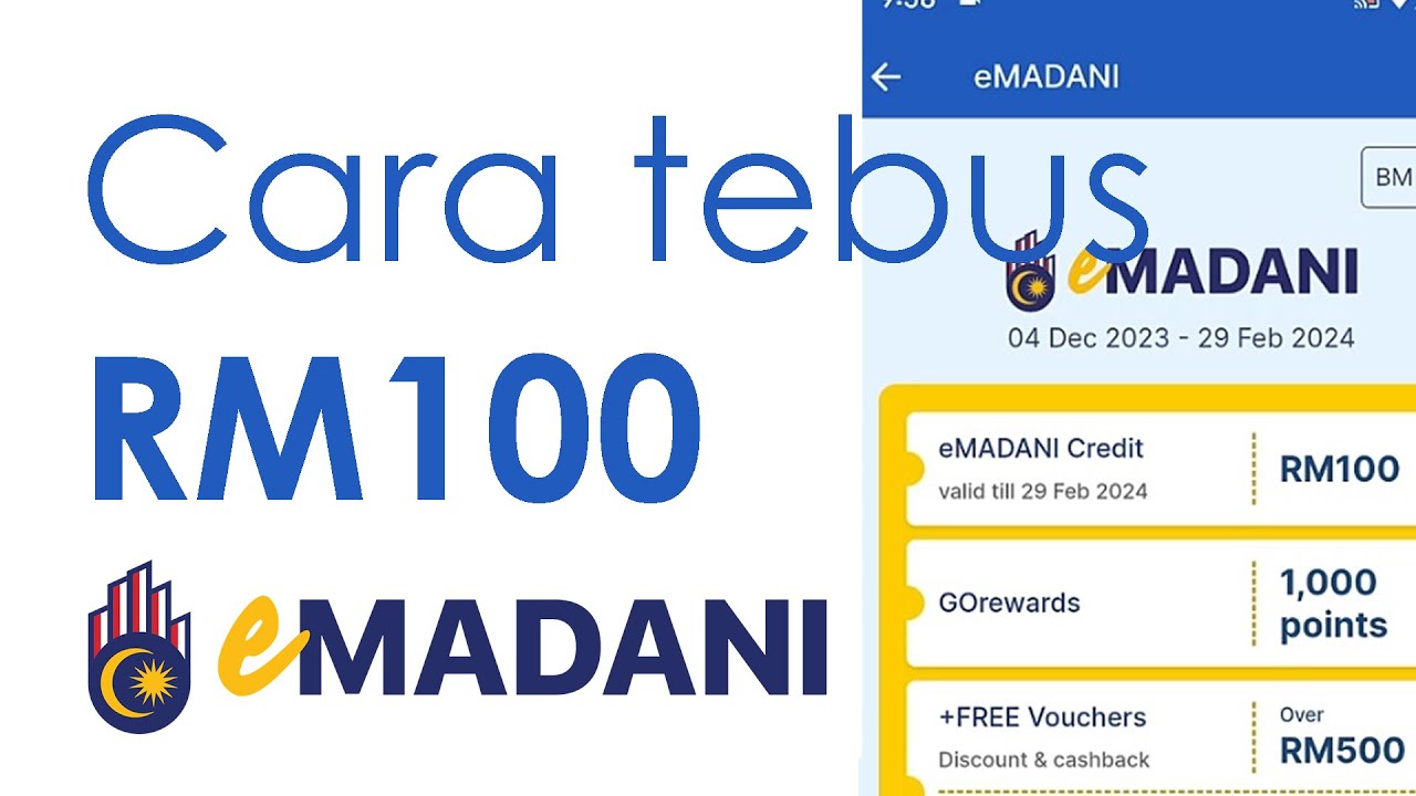 Cara tebus eMadani dengan Touch and Go eWallet - YouTube