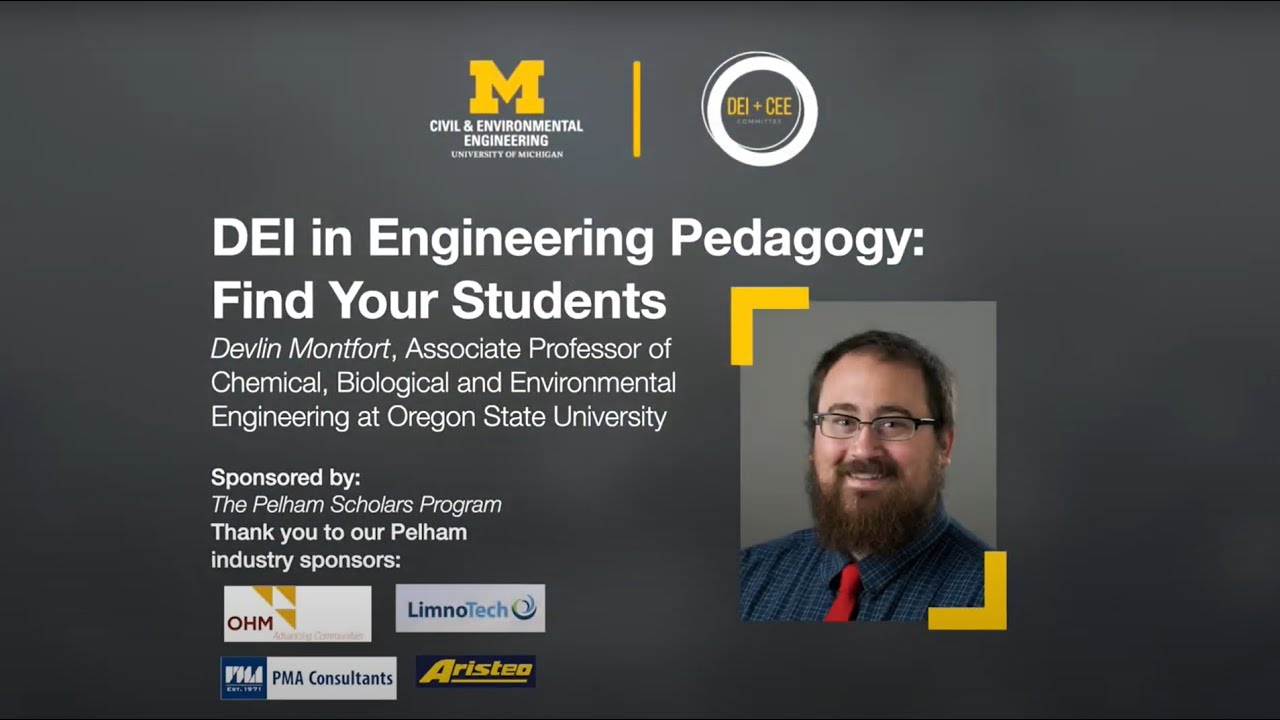CEE + DEI | DEI in Engineering Pedagogy - Find Your Students - YouTube