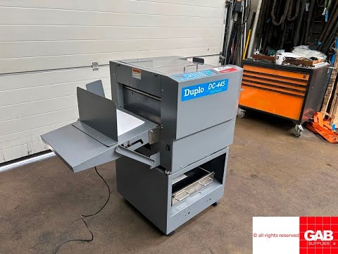 Duplo DC-445 DuCreaser with cross perforation automatic card creasing ...