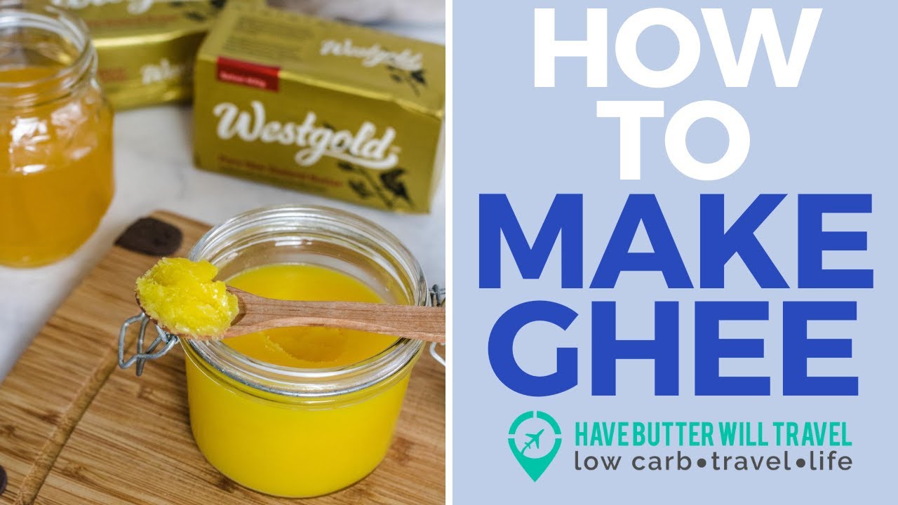 How to make ghee - an easy way to make clarified butter at home! - YouTube