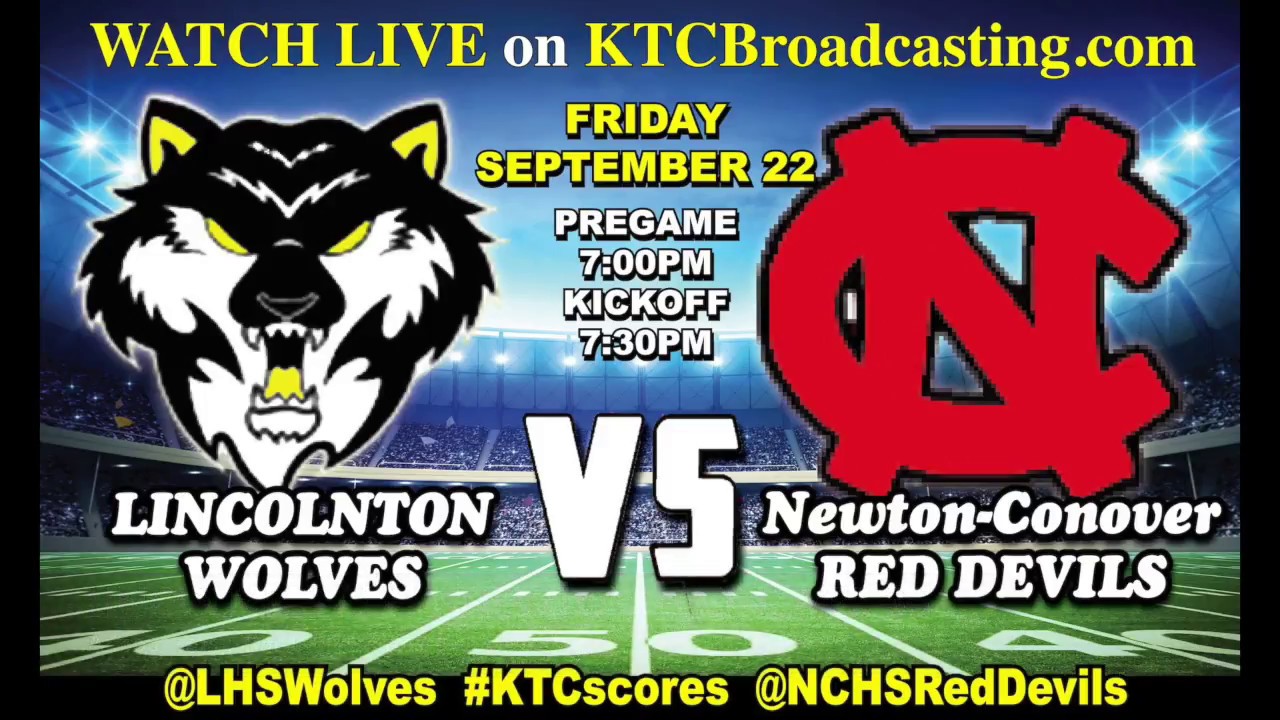 Newton-Conover Red Devils wins 35-14 vs Lincolnton Wolves - 2017 ...