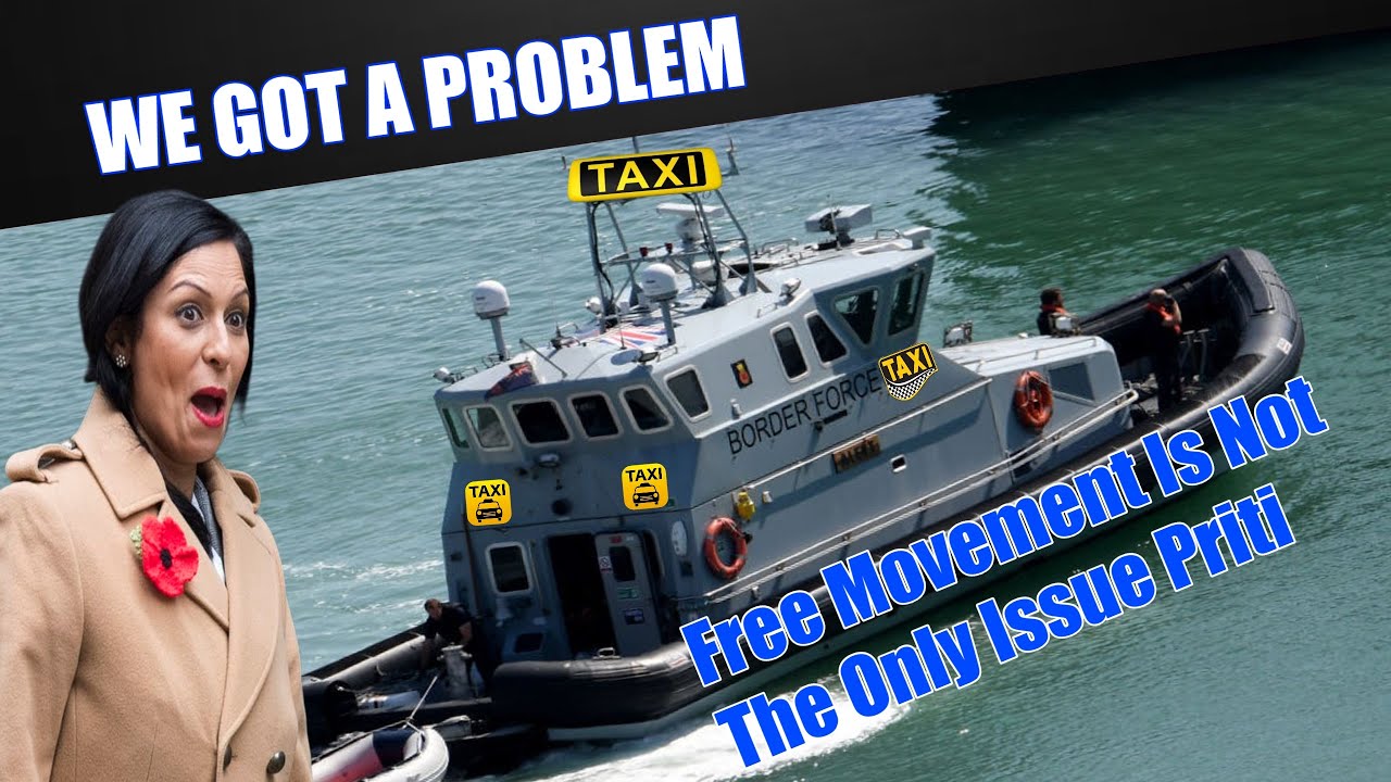 Priti Patel Waffles About Ending Free Movement As Boats Land In The UK ...