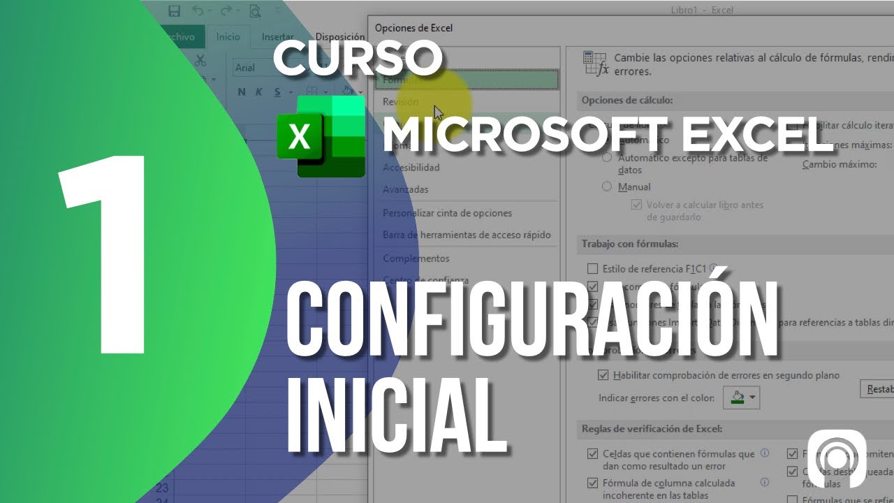 Configuración inicial primer uso Excel - YouTube