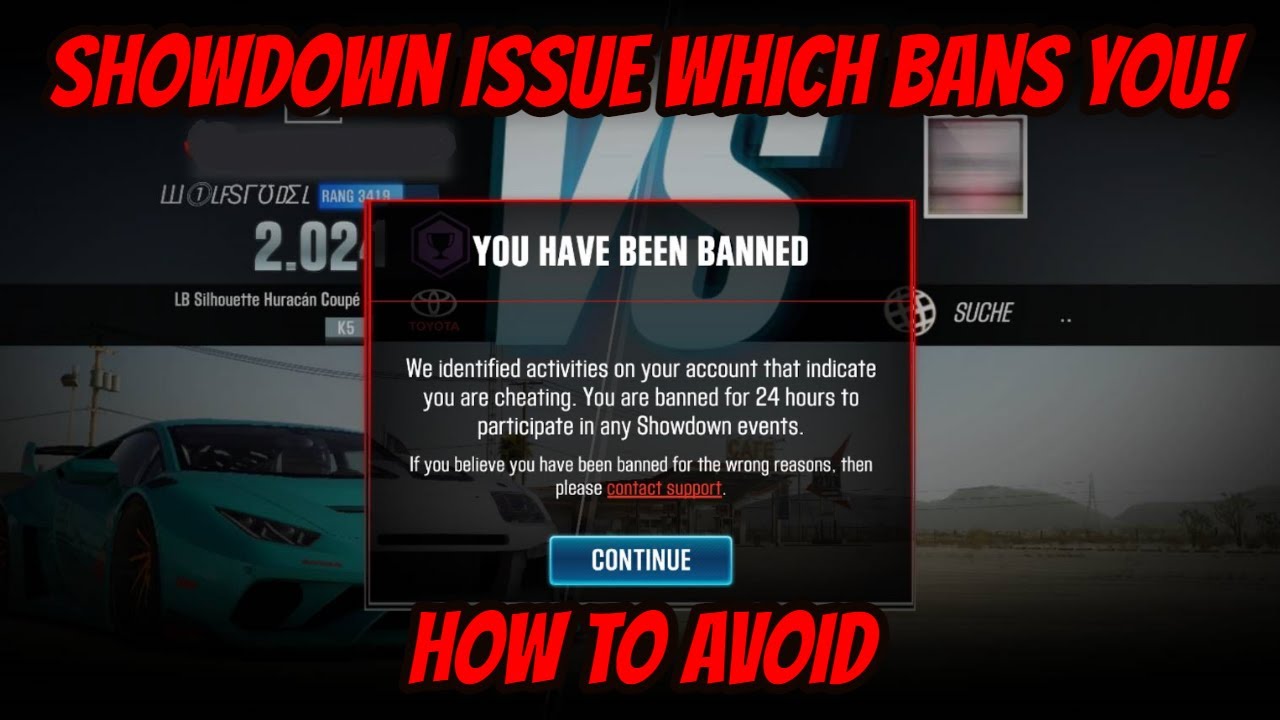 CSR2 | Showdown Issue which bans you - HOW TO AVOID? - YouTube