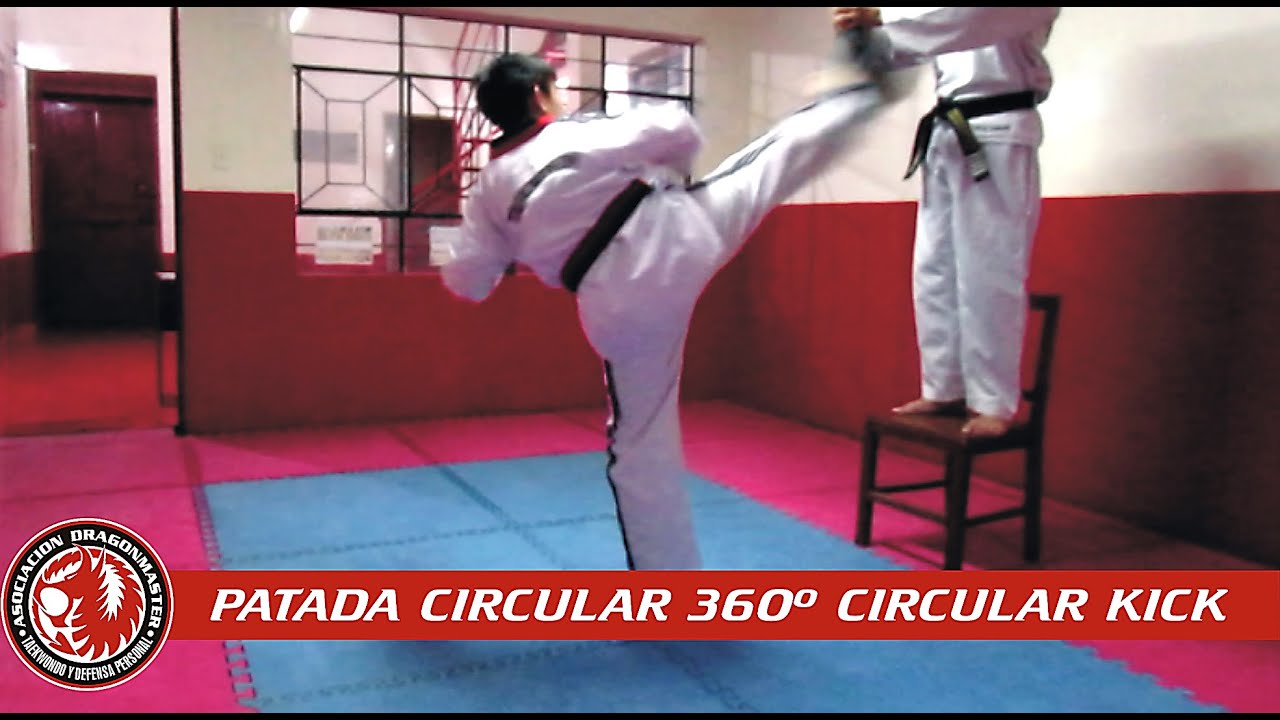 PATADA CIRCULAR 360 GRADOS - YouTube